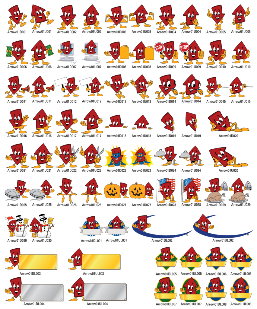 Arrow Cartoon Characters – Toons4Biz