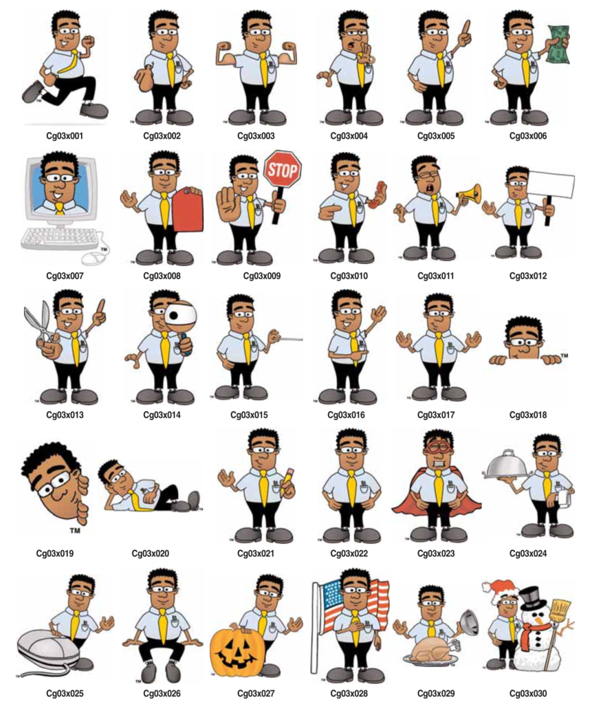 Computer/IT Nerd Clip Art – Toons4Biz