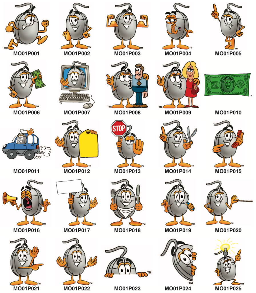 Computer Mouse Mascot – Toons4Biz