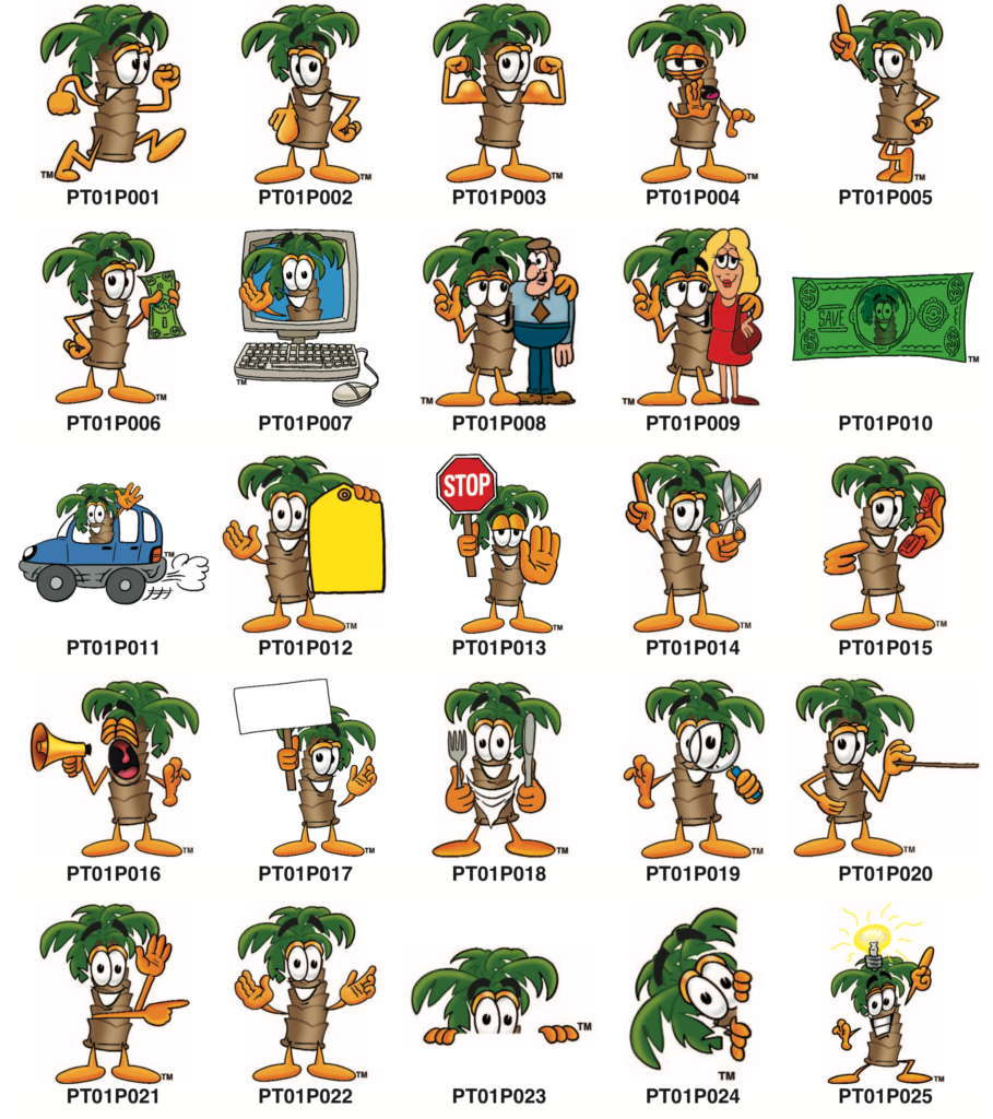 Palm Tree Mascot – Toons4Biz
